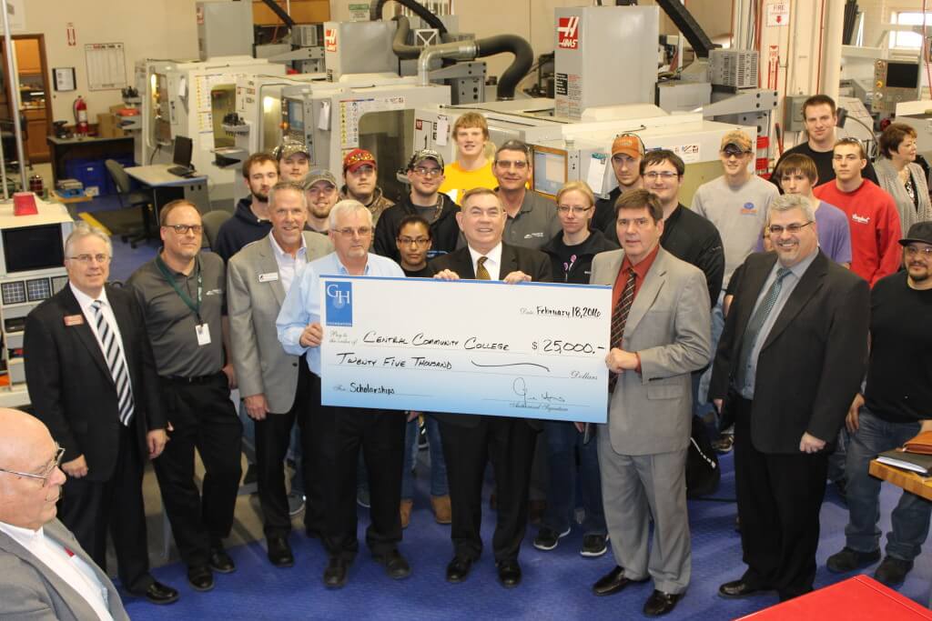 Productivity and Gene Haas Foundation Present Checks to NE Colleges ...